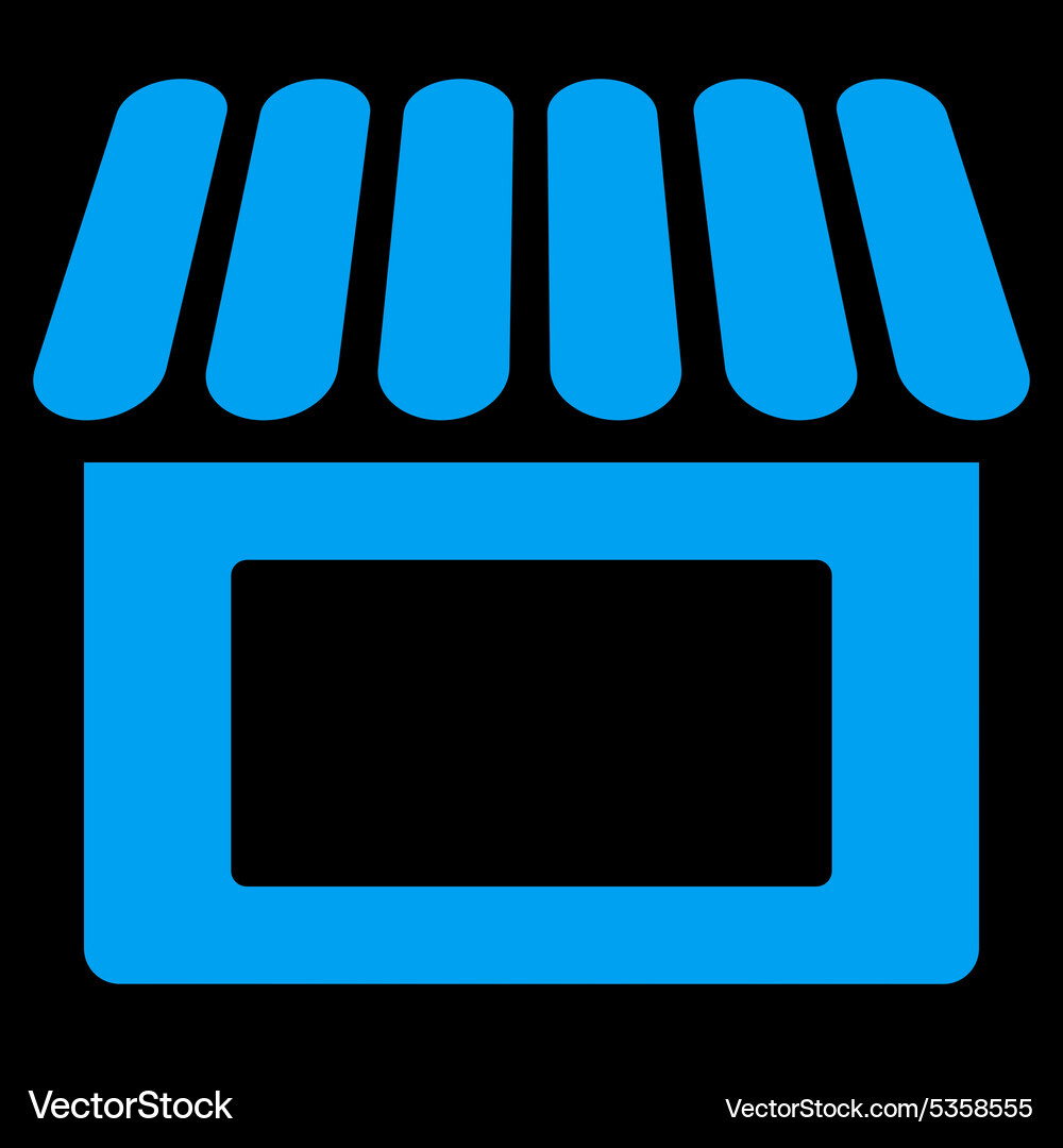 Shop icon from Business Bicolor Set Royalty Free Vector