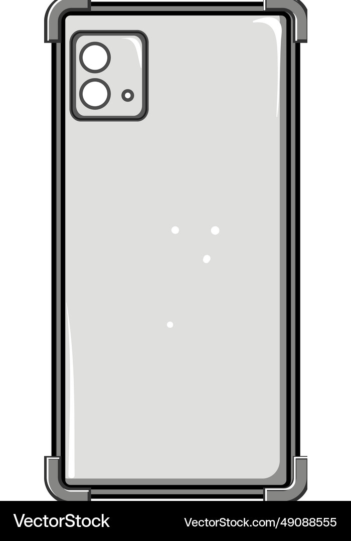 Technology phone box cartoon Royalty Free Vector Image