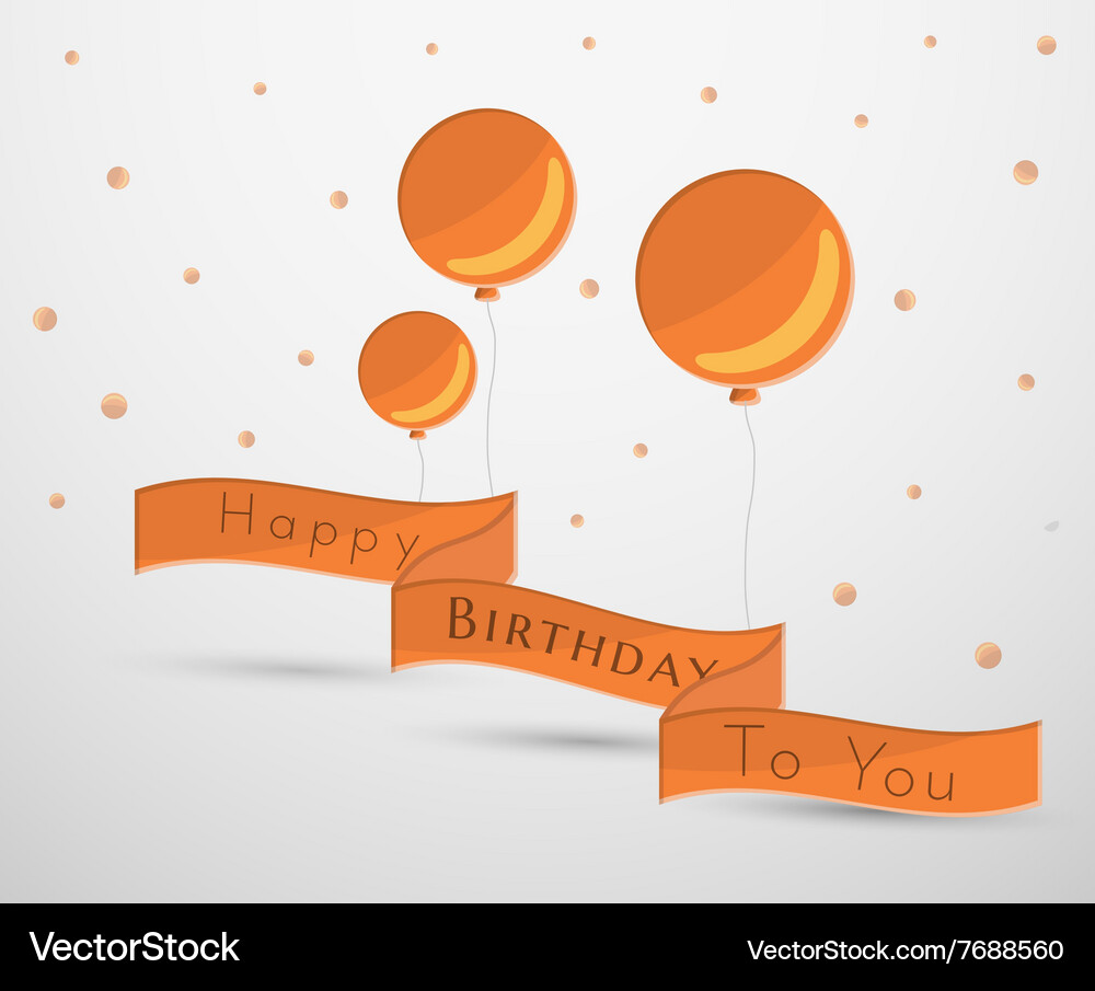 Balloons and confetti Royalty Free Vector Image