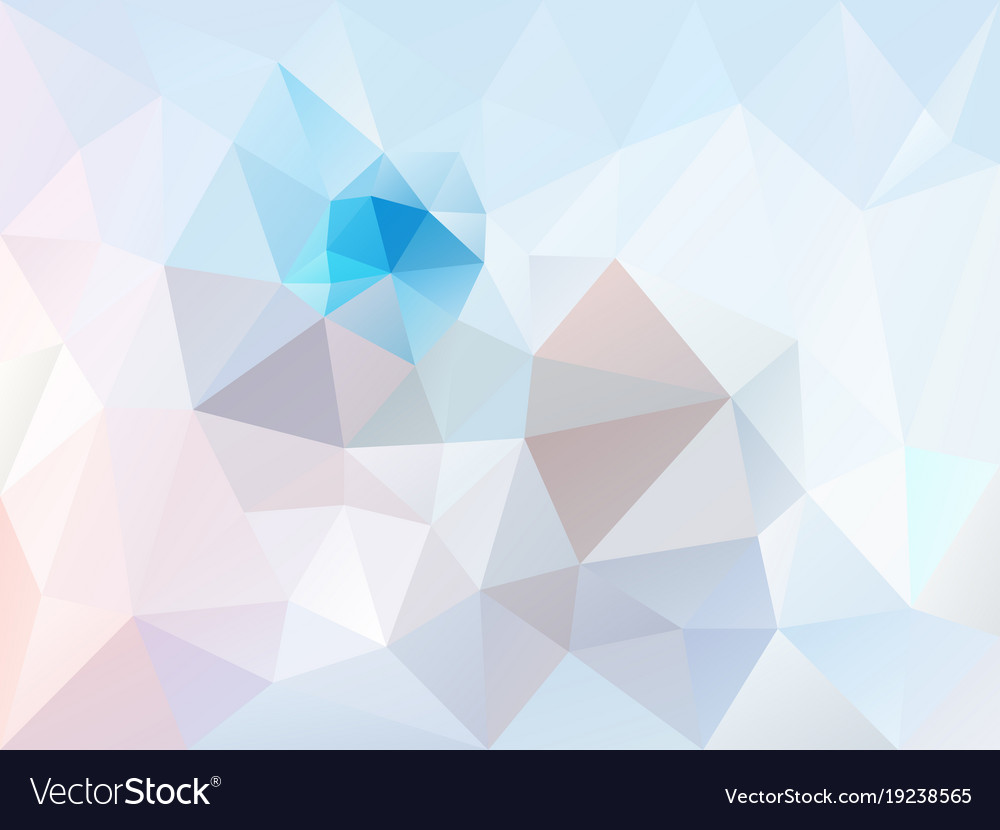 Abstract irregular polygon background ice blue Vector Image Abstract irregular polygon background ice blue Vector Image