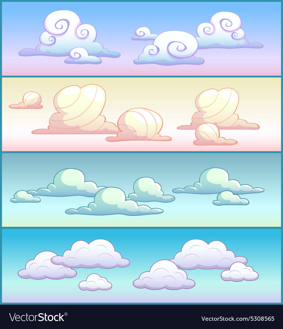 Clouds Royalty Free Vector Image - VectorStock