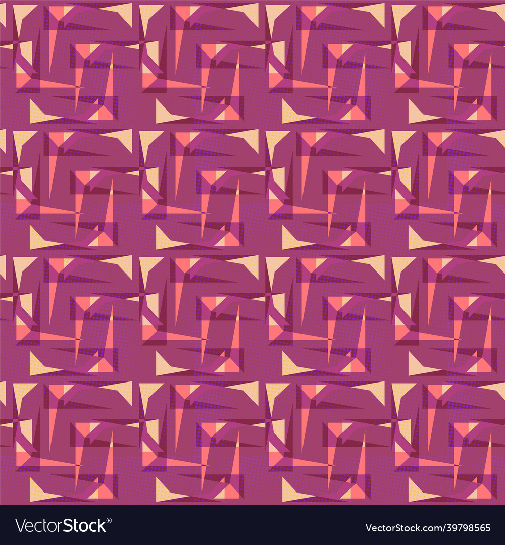 Seamless geometry abstract pattern Royalty Free Vector Image