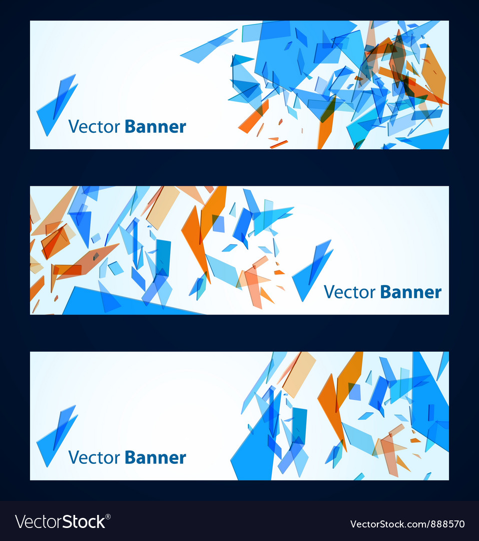 Abstract banners Royalty Free Vector Image - VectorStock