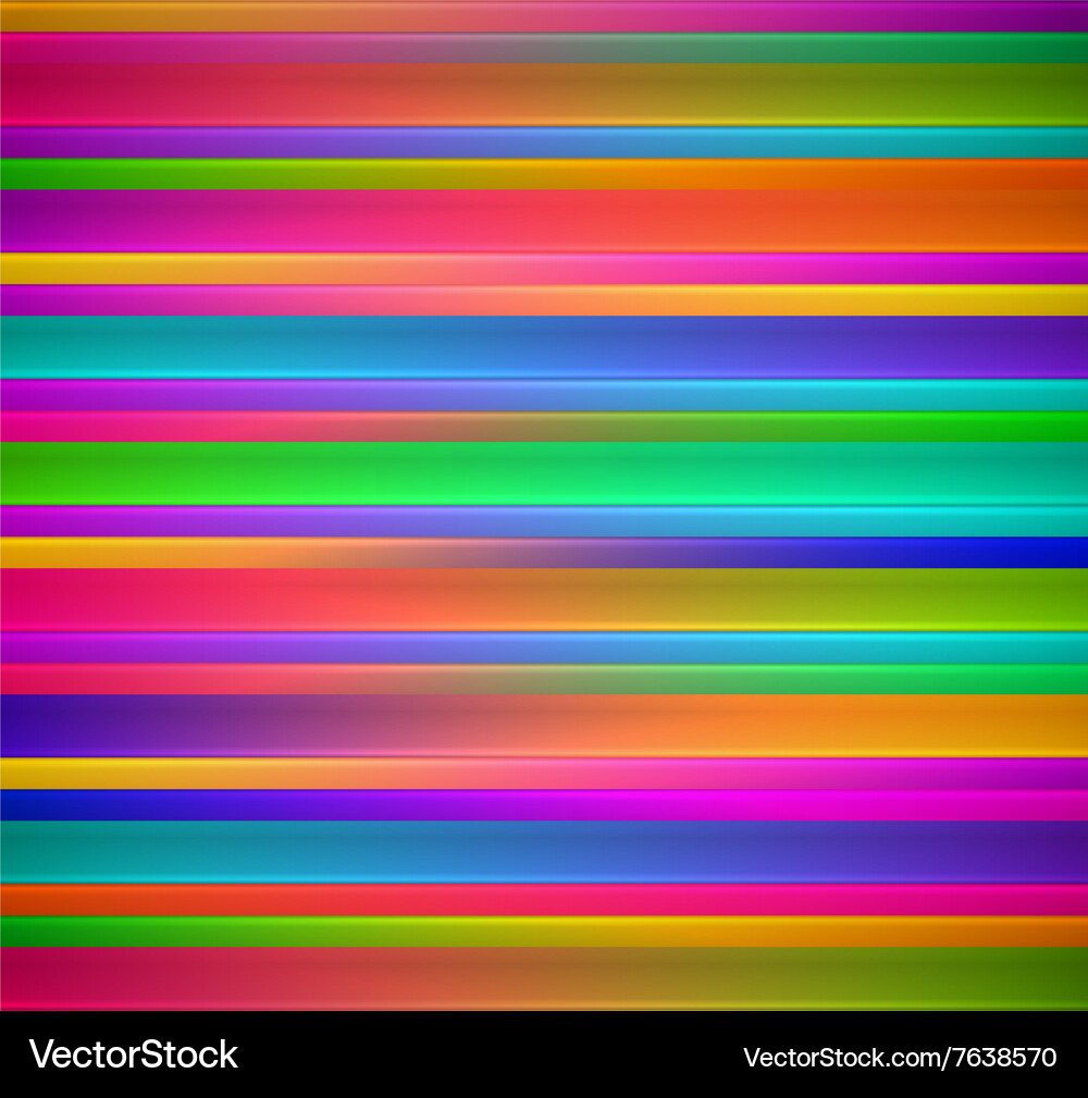 Colorful Rainbow Lines and Stripes Background Vector Image