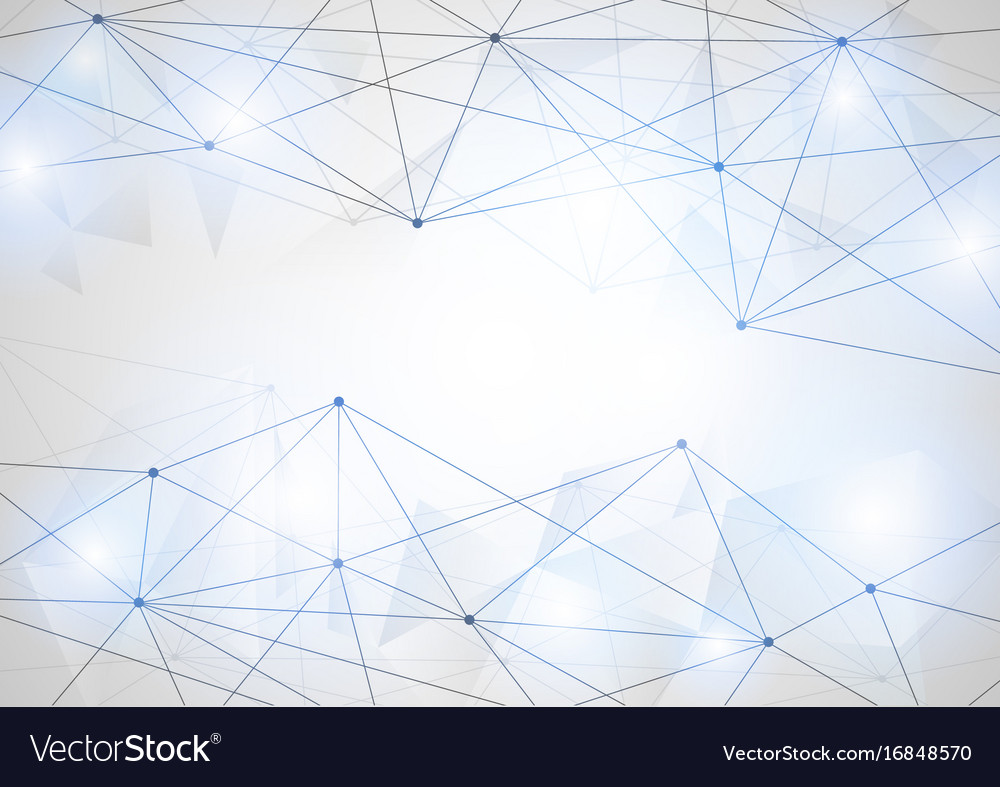 Computer generated abstract connected dots Vector Image