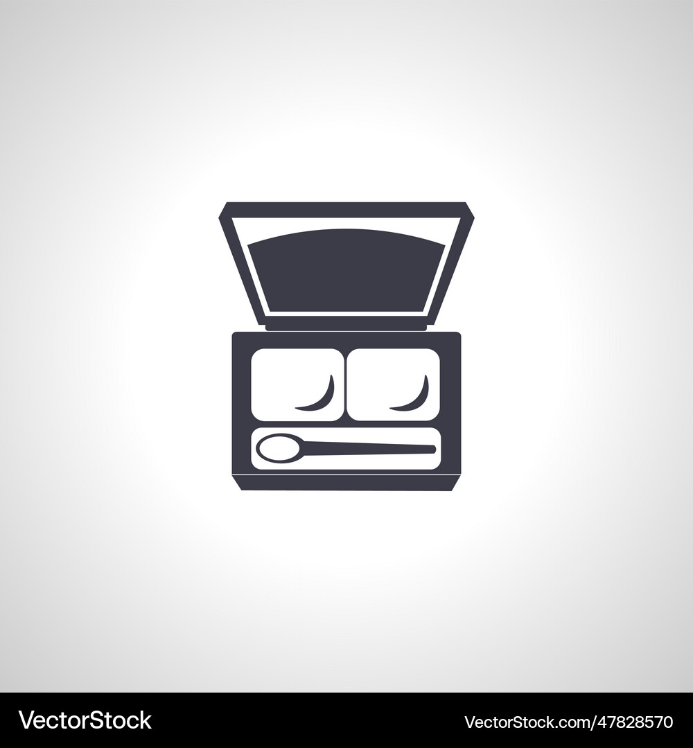 Eye shadow icon makeup sign cosmetics icon Vector Image