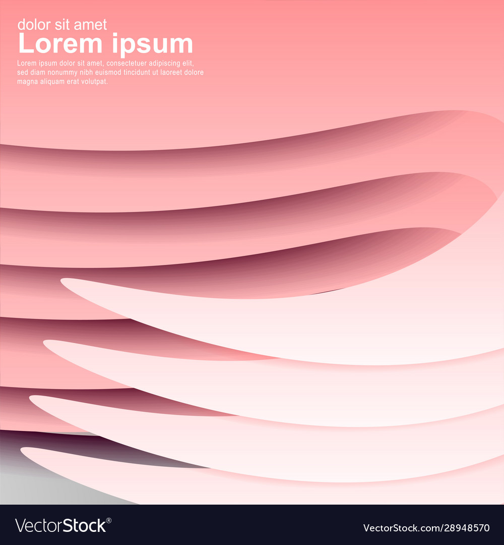 Pink wave abstract background new texture Vector Image