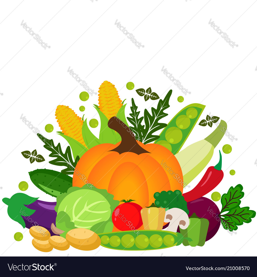 Vegetables Royalty Free Vector Image - VectorStock