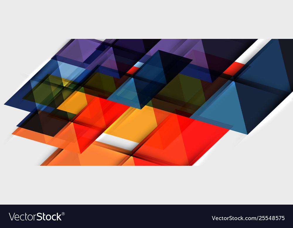 Abstract geometric background modern overlapping Vector Image