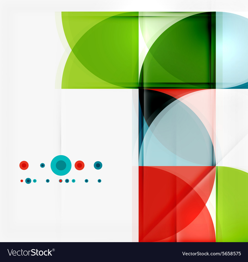 Semicircle triangle pattern Royalty Free Vector Image