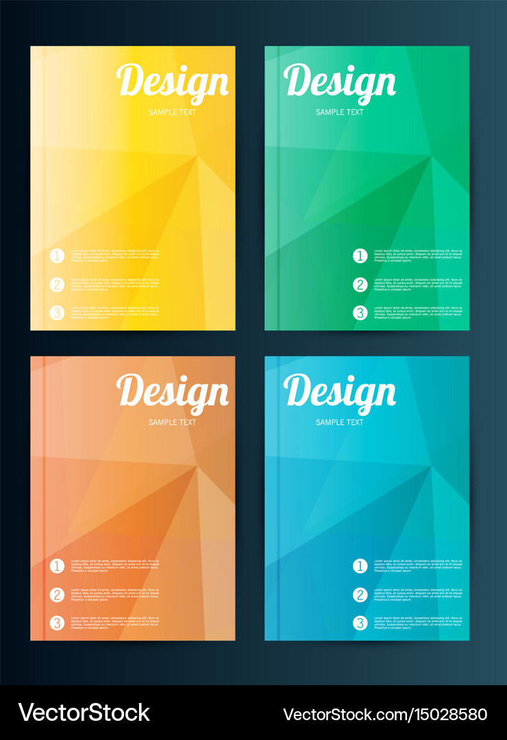 Business template for flyer banner placard Vector Image