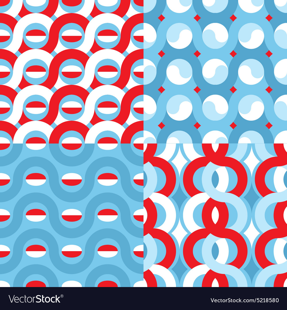 Geometric Pattern Collection Royalty Free Vector Image