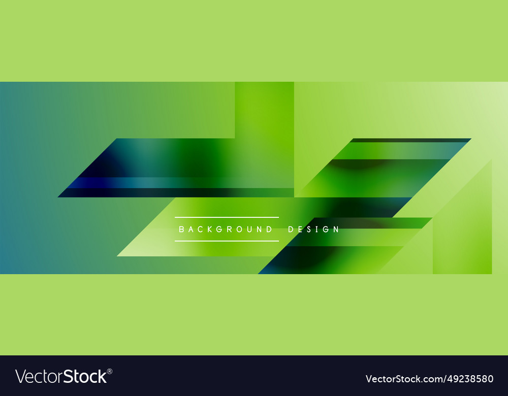 Simple geometric forms - dynamic geometric Vector Image