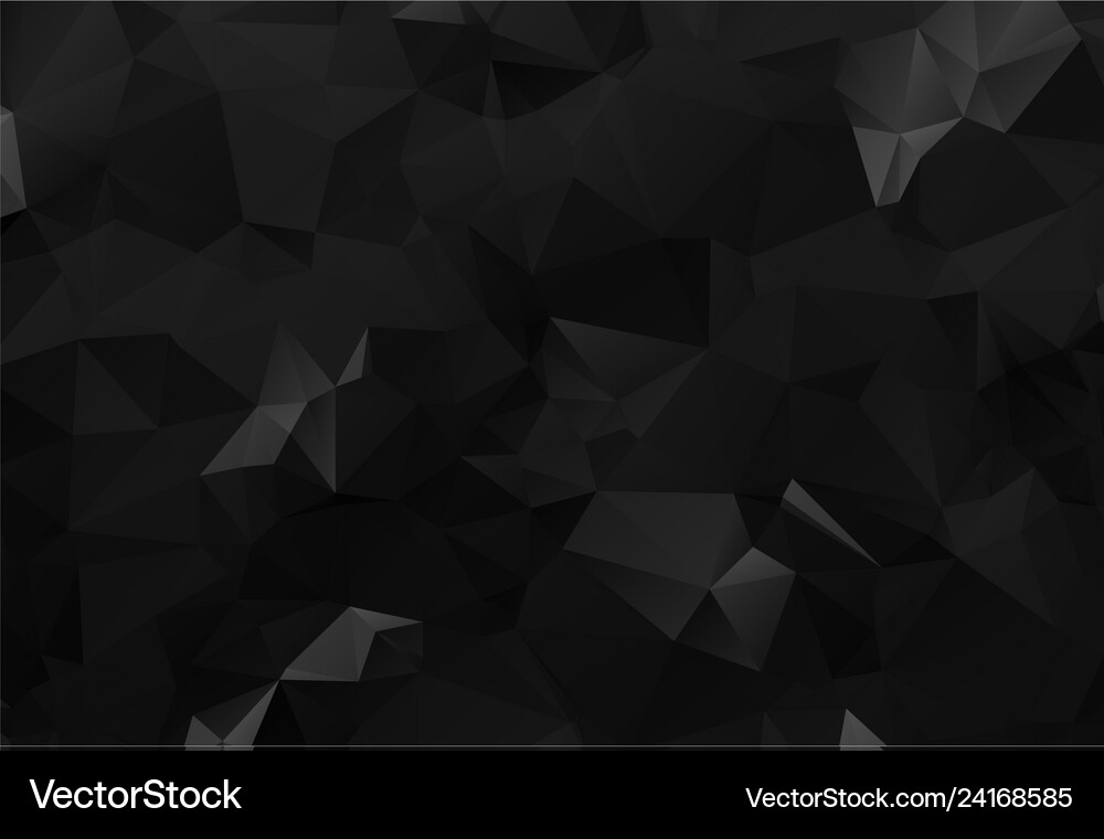 Dark Low Poly Geometric Pattern Royalty Free Vector Image