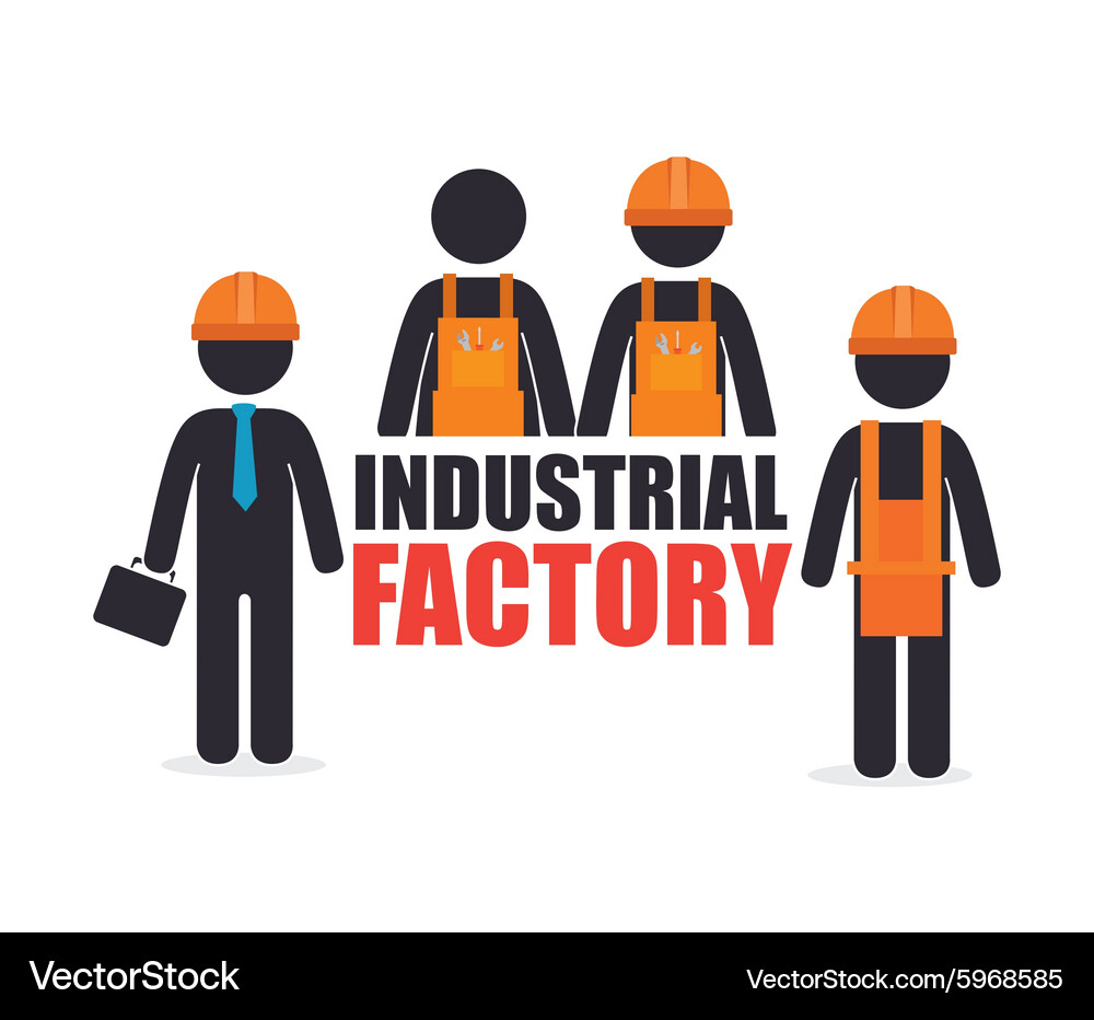 Factory and industry plant equipment Royalty Free Vector