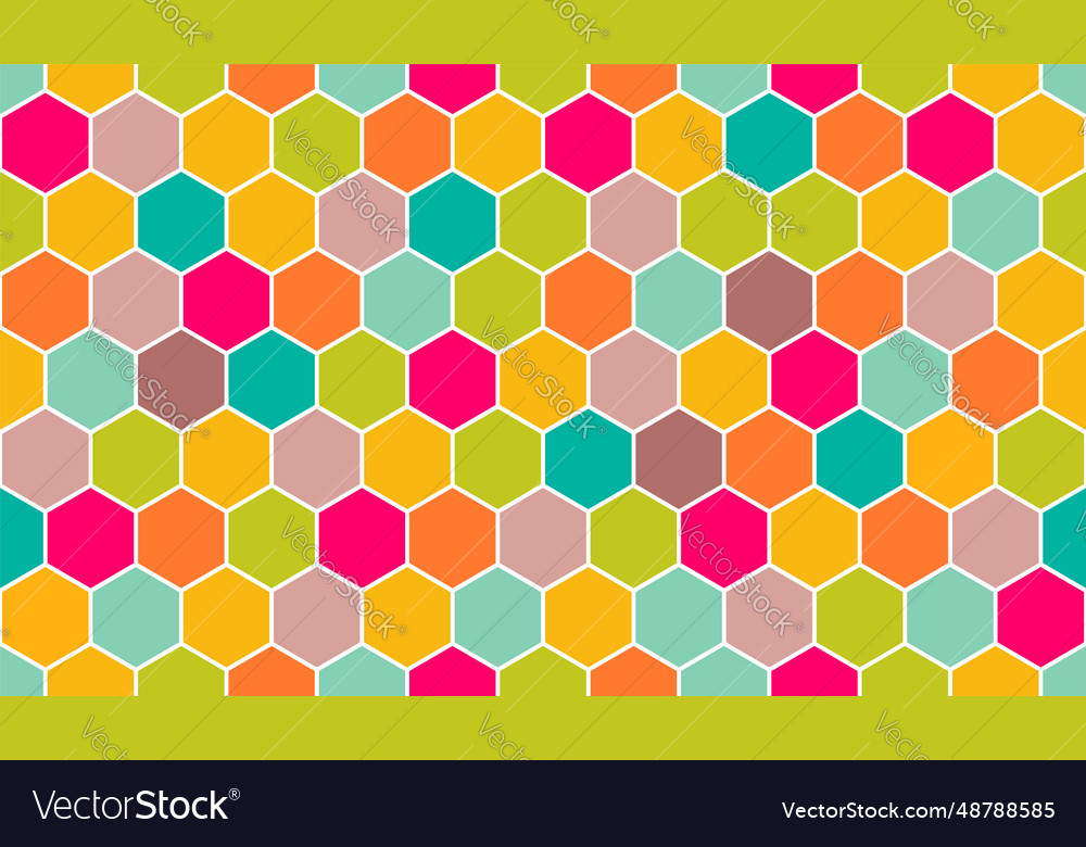 Honeycomb pattern Royalty Free Vector Image - VectorStock