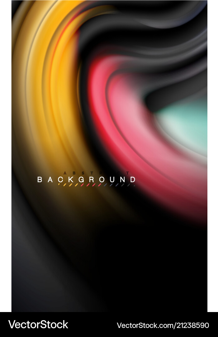 Fluid liquid colors design colorful marble Vector Image