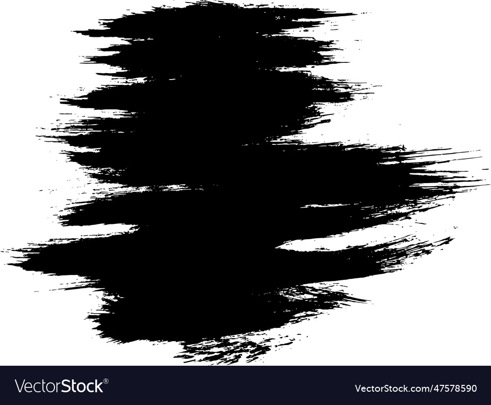 Grunge ink abstract stain Royalty Free Vector Image
