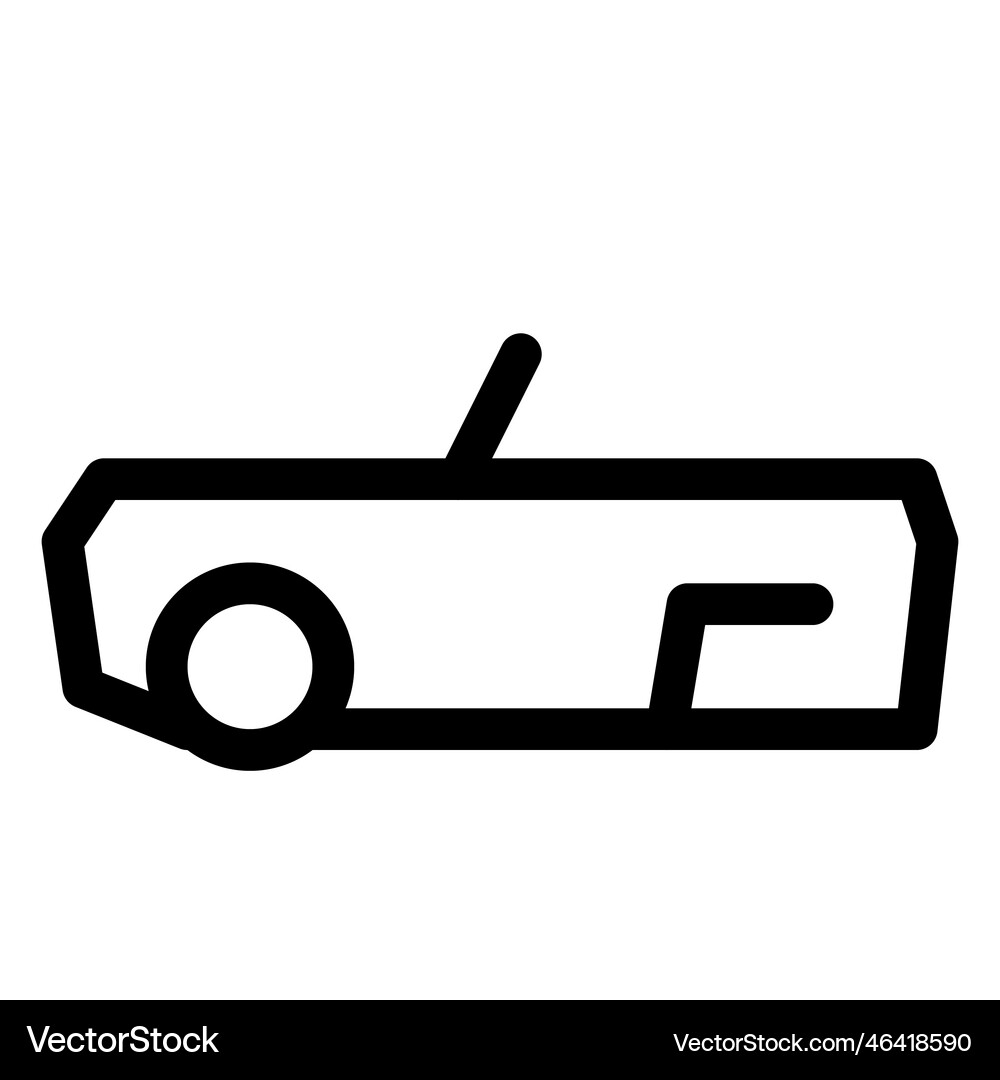 Lowrider car popular for custom designs Royalty Free Vector