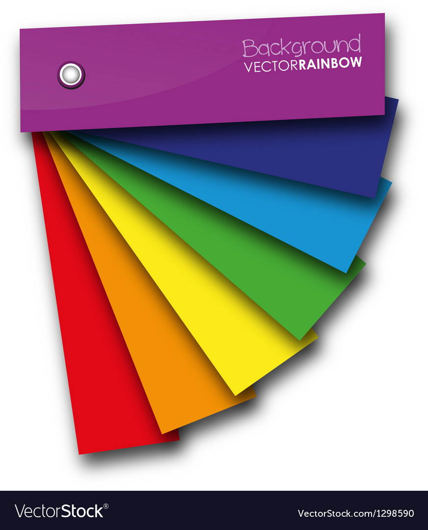 Rainbow book Royalty Free Vector Image - VectorStock