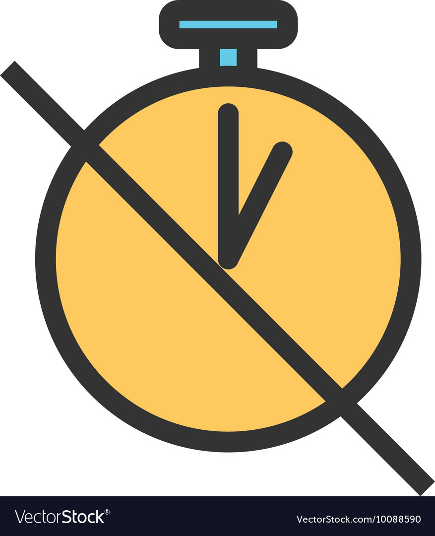 Timer Off Royalty Free Vector Image - VectorStock