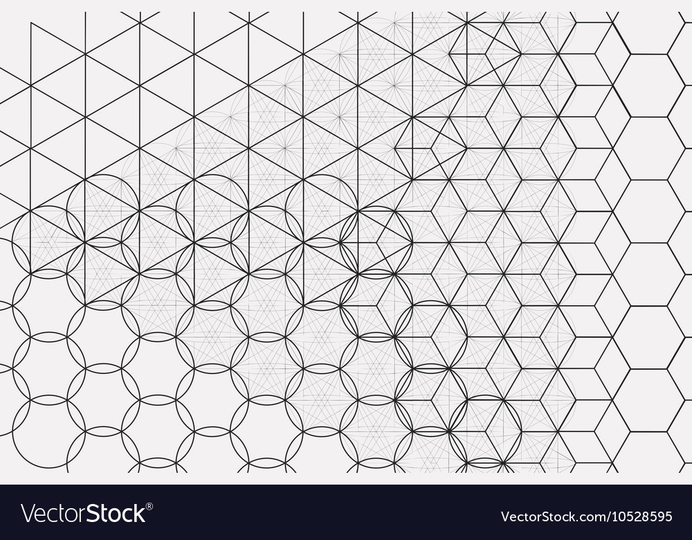 Sacred Geometry Pattern Royalty Free Vector Image