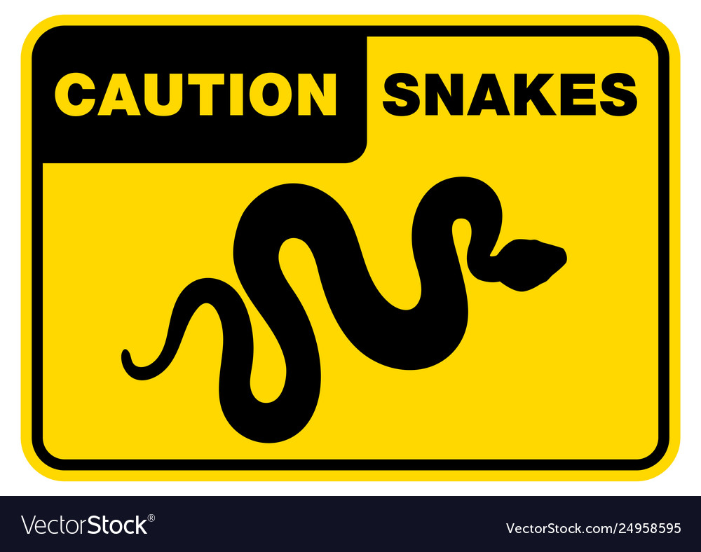 Sign silhouette snake isolated symbol icon Vector Image