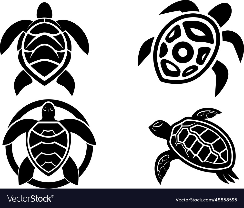 Turtles Royalty Free Vector Image - VectorStock