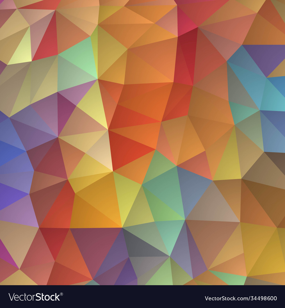 Colored triangles layout for advertising Vector Image