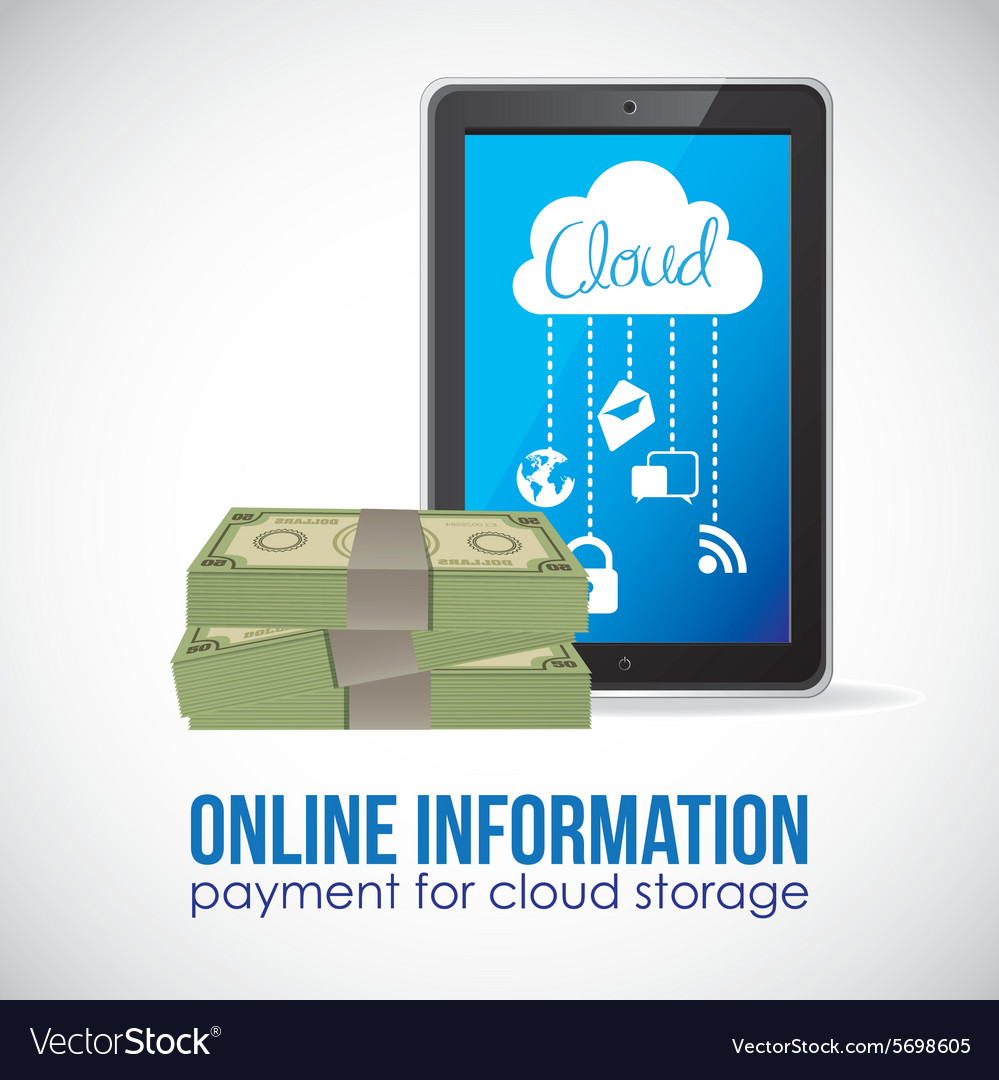 Applications cloud design Royalty Free Vector Image