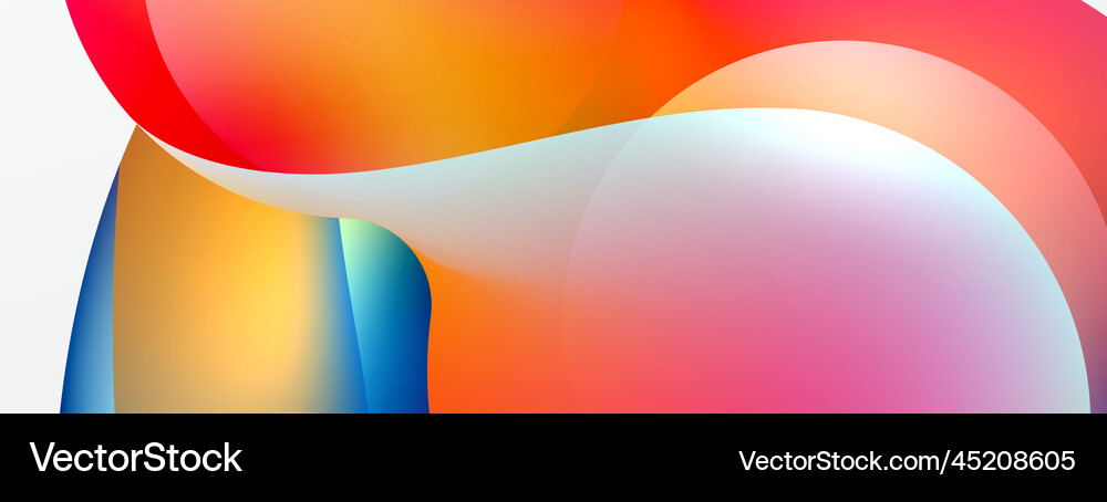 Fluid abstract background liquid color gradients Vector Image