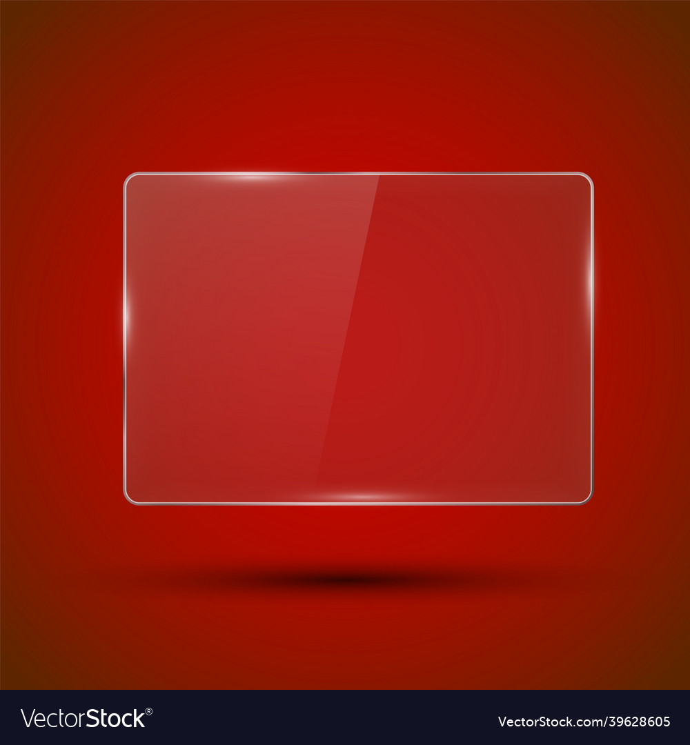 Glass framework Royalty Free Vector Image - VectorStock