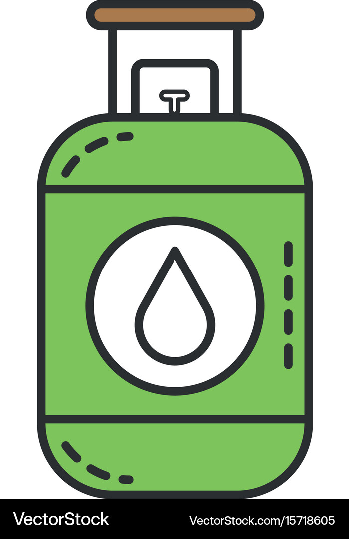 Propane gas tank icon Royalty Free Vector Image