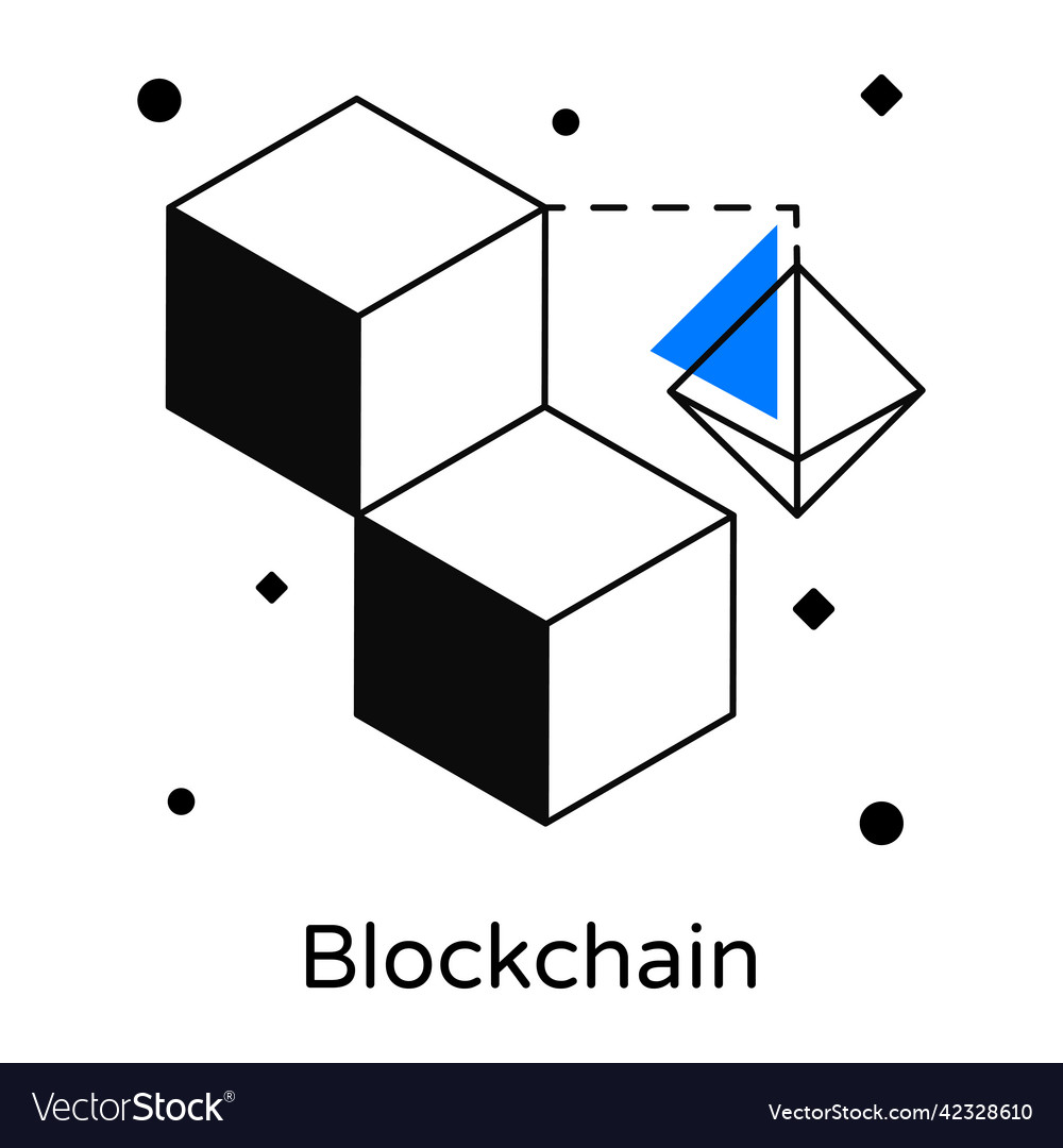 Blockchain Royalty Free Vector Image - VectorStock