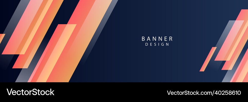 Purple pink technology digital banner design Vector Image