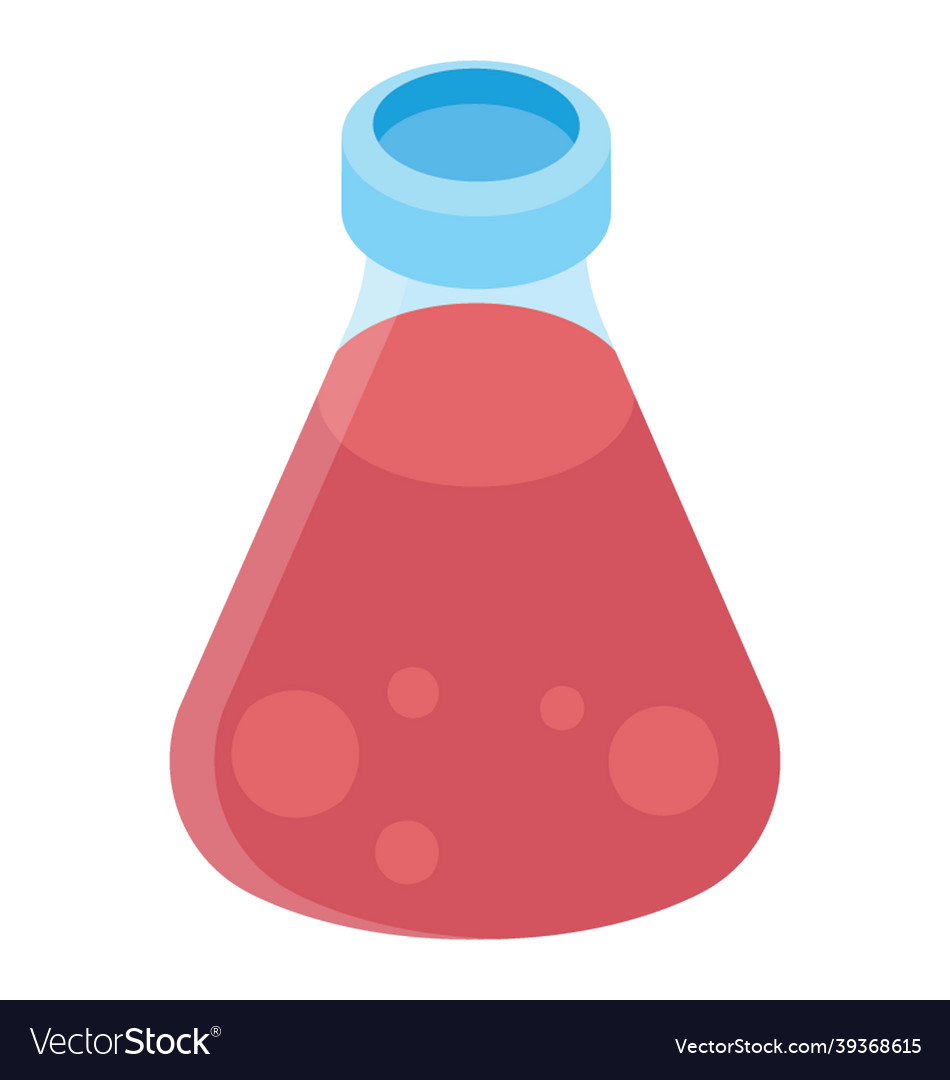 Flask Royalty Free Vector Image - VectorStock