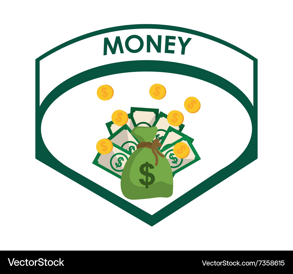 Money icons design Royalty Free Vector Image - VectorStock