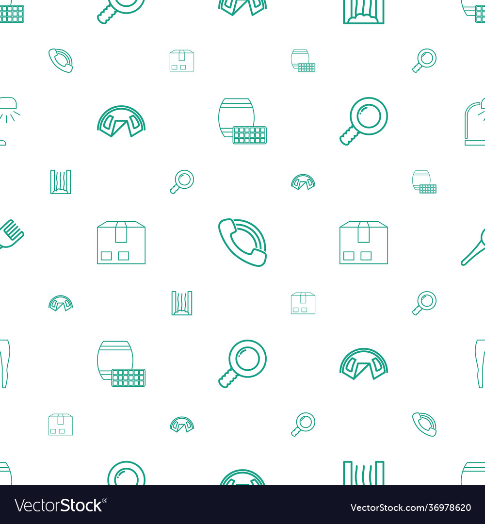 Single icons pattern seamless white background Vector Image