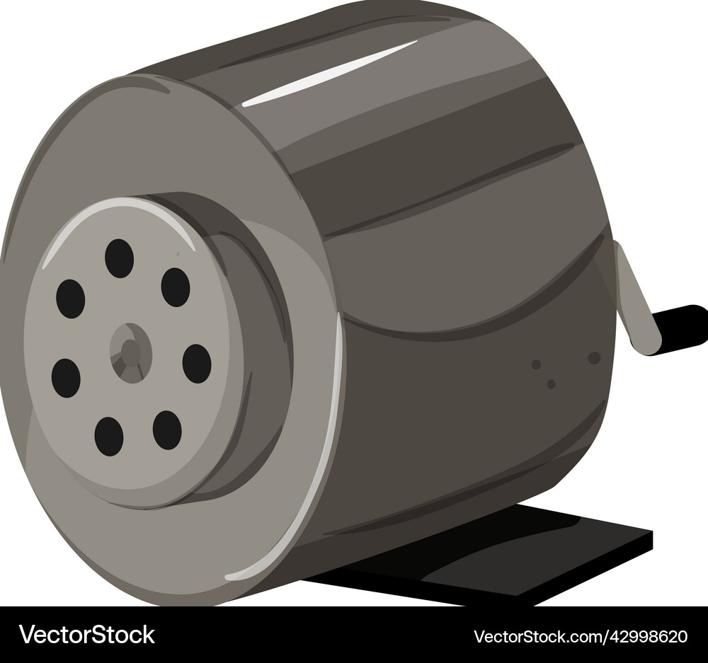 Tool pencil sharpen cartoon Royalty Free Vector Image