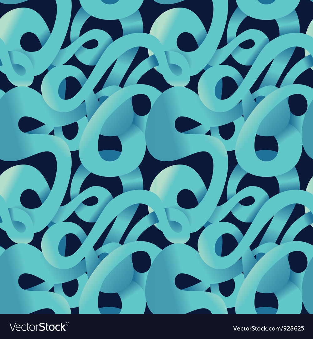 Crazy seamless pattern - with infinity line Vector Image