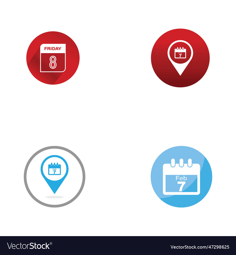 Date tree icon Royalty Free Vector Image - VectorStock