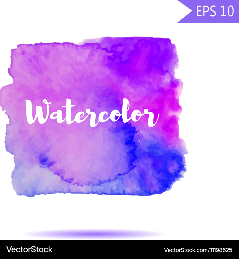 Watercolor-style spot Royalty Free Vector Image