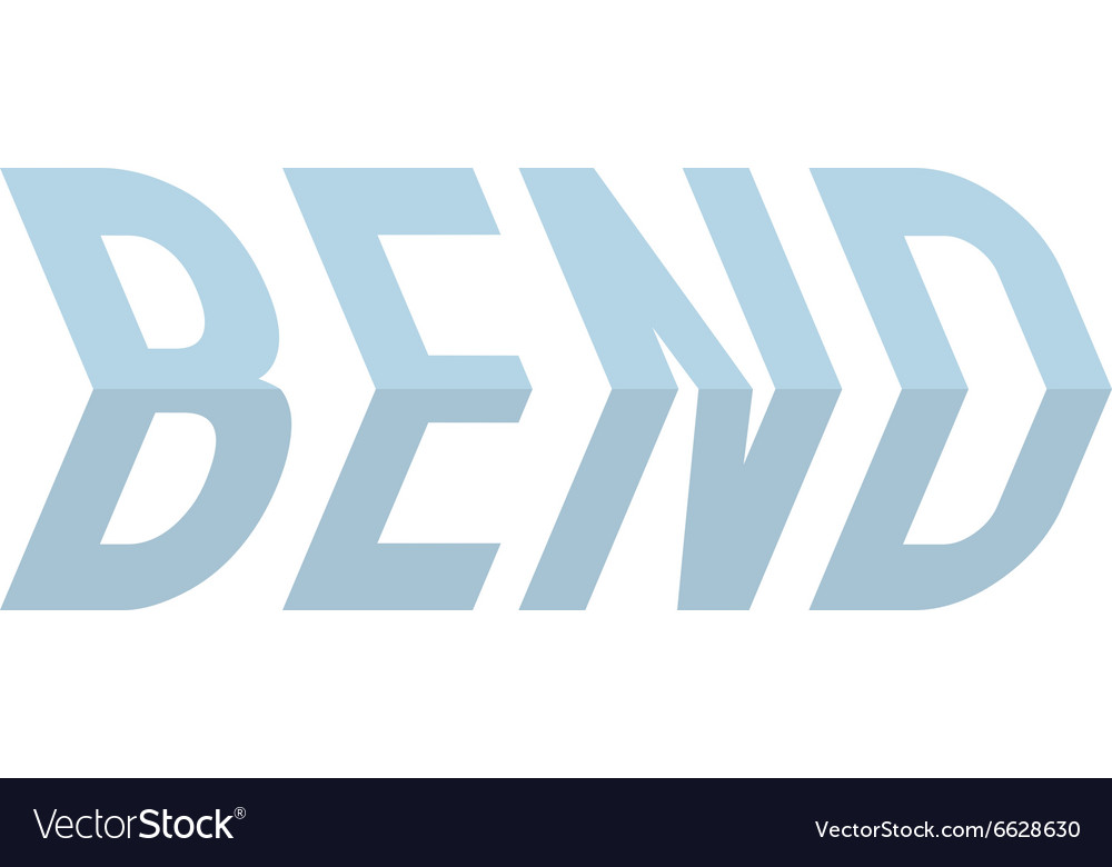 Bend Royalty Free Vector Image - VectorStock