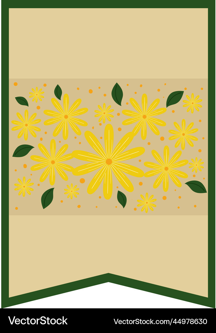 Flowers decoration icon Royalty Free Vector Image