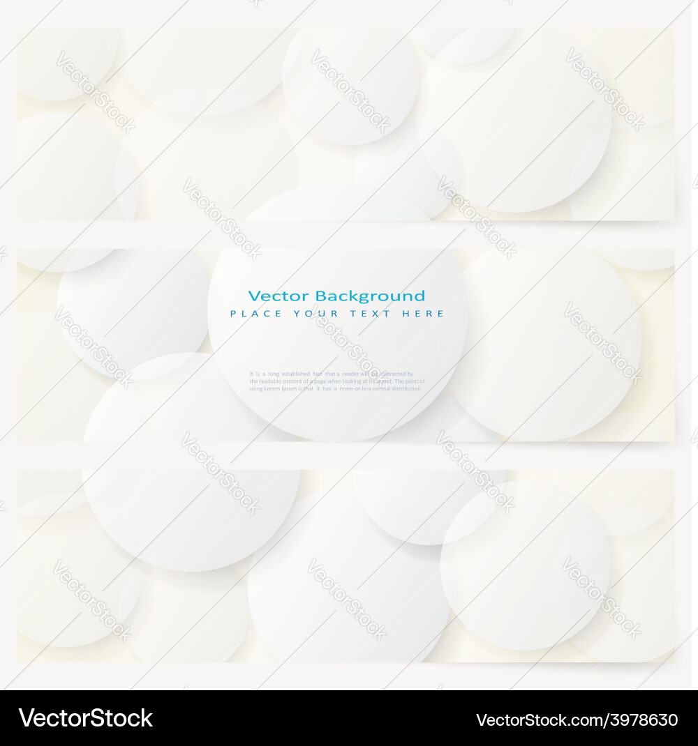 Set of abstract template banner Royalty Free Vector Image