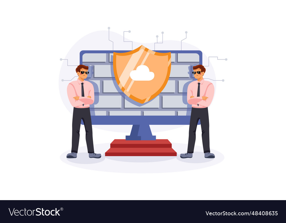 Firewall Royalty Free Vector Image - VectorStock
