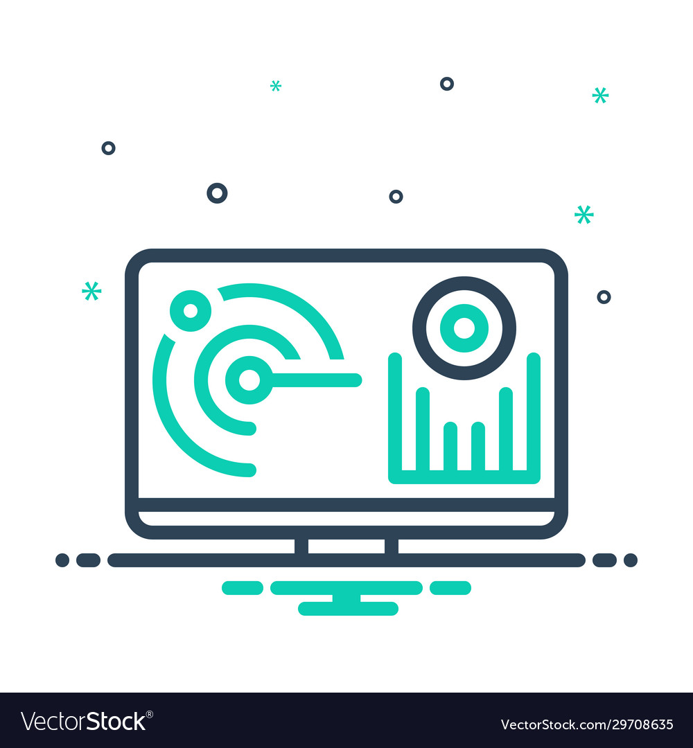 Monitoring Royalty Free Vector Image - VectorStock