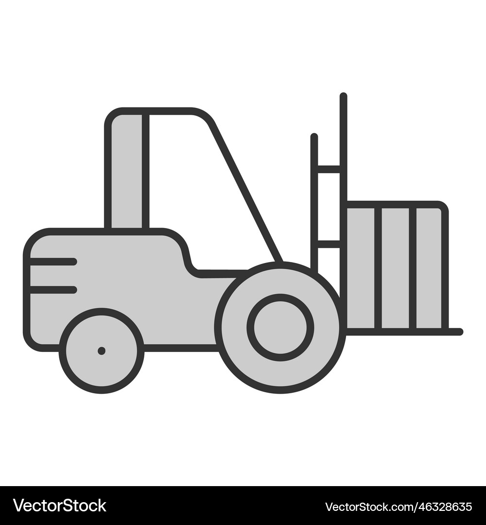 Wheel loader Royalty Free Vector Image - VectorStock