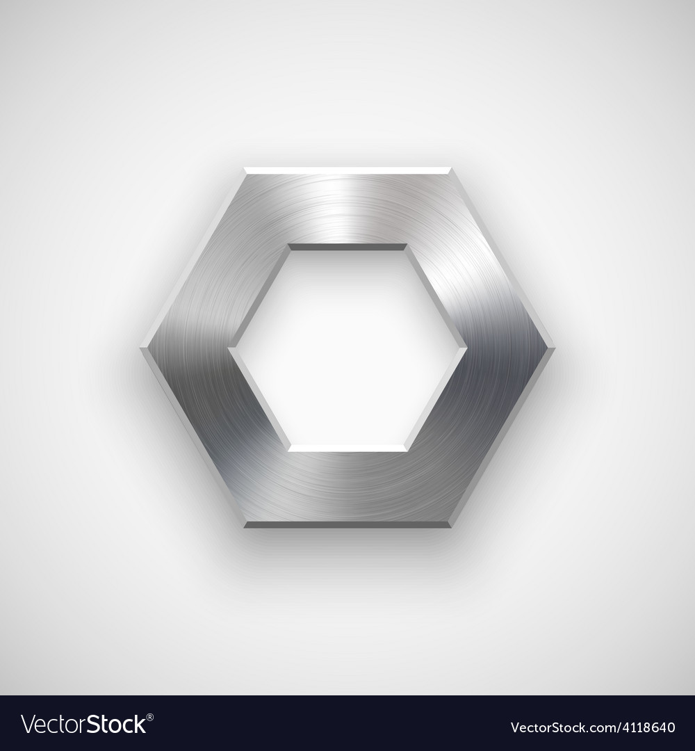 Abstract polygon button template Royalty Free Vector Image