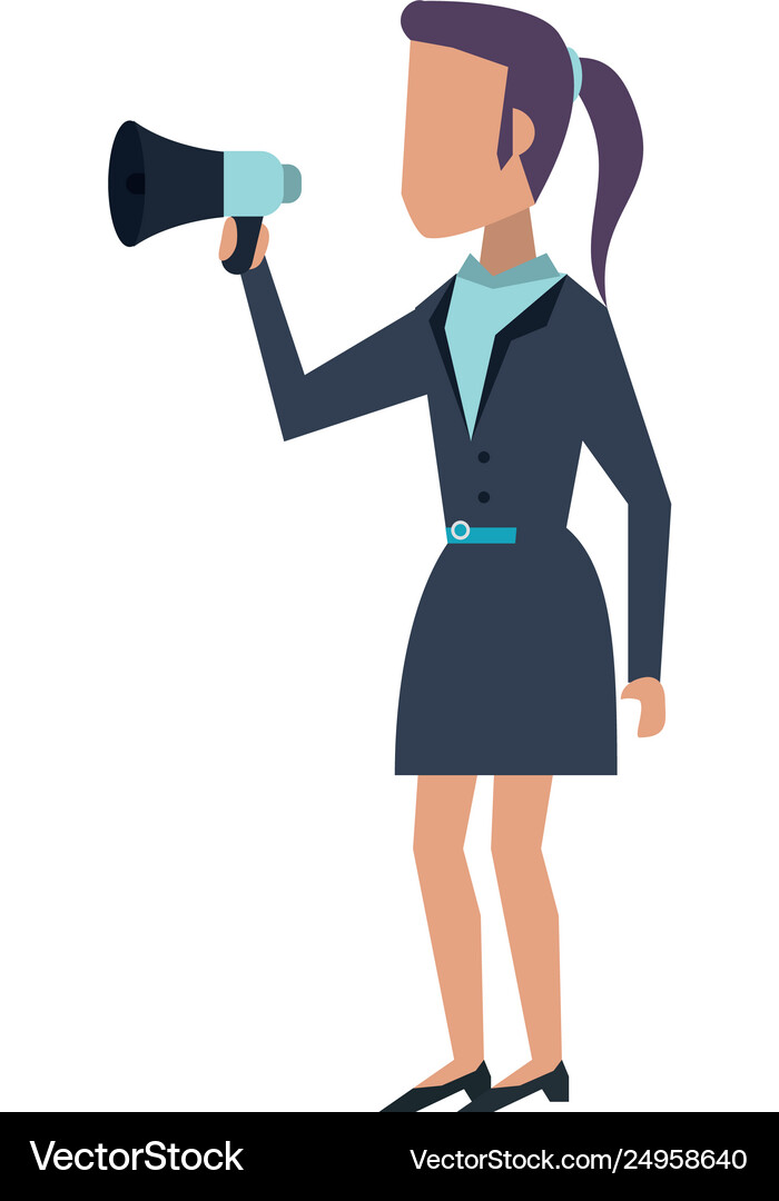 Executive businesswoman avatar Royalty Free Vector Image